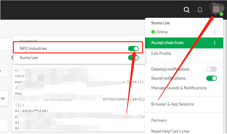 Tawk.to工具使用攻略 - 领动云平台