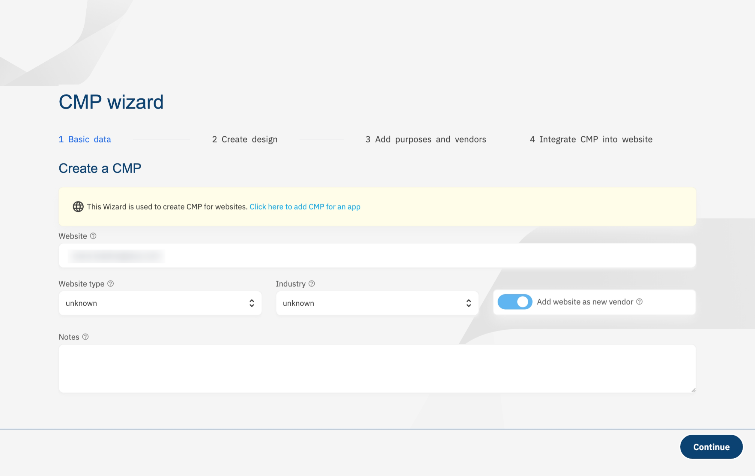 ConsentManager CMP部署指南 - 领动云平台——领动在线应用平台
