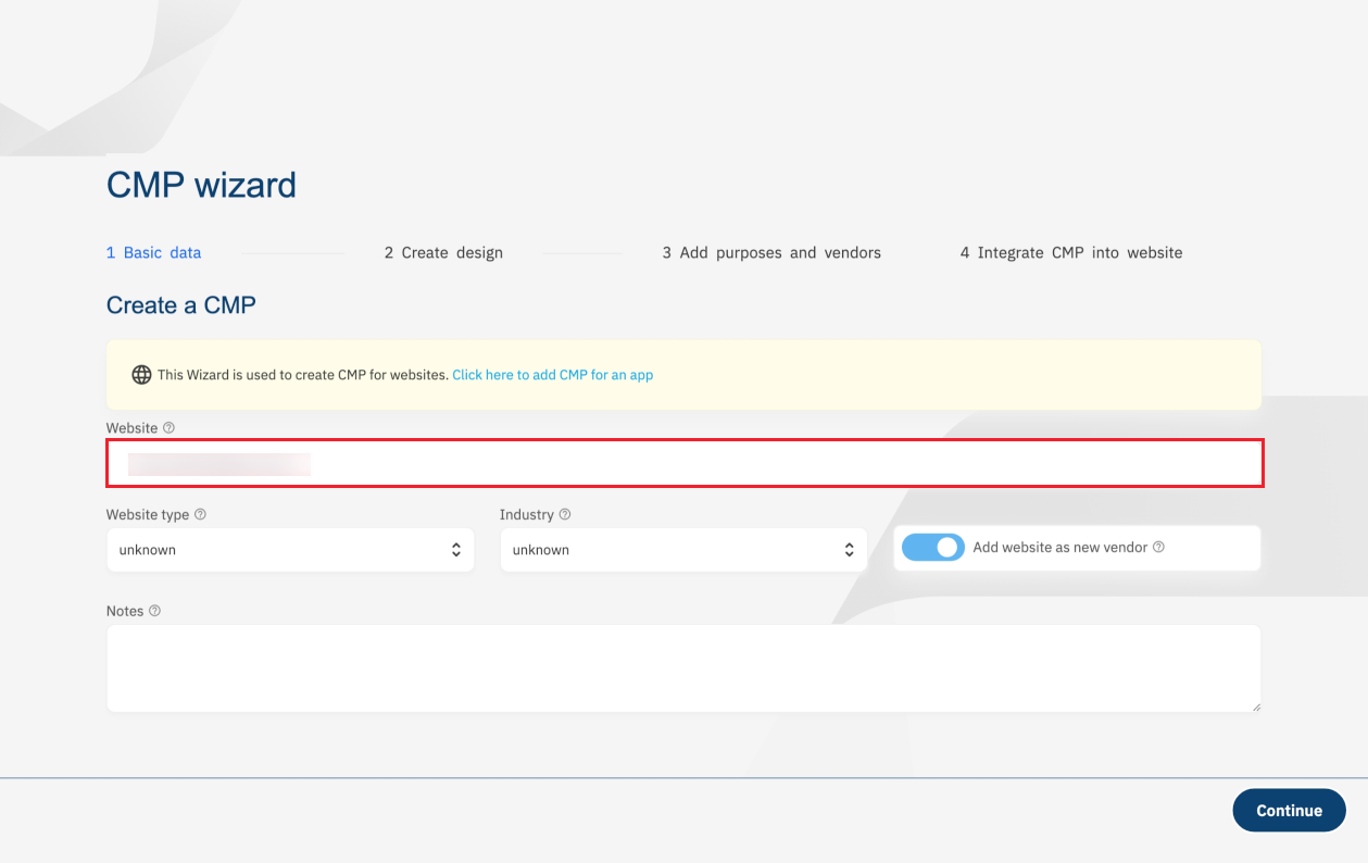 ConsentManager CMP部署指南 - 领动云平台——领动在线应用平台